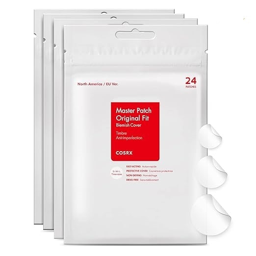 Set 4 pachete plasturi pentru cosuri COSRX Acne Pimple Master Patch, 24 ...