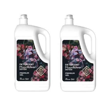 Pachet x2 Detergent Aid Fresh Moonflower Sense, 100 Spalari, 5L - eMAG.ro