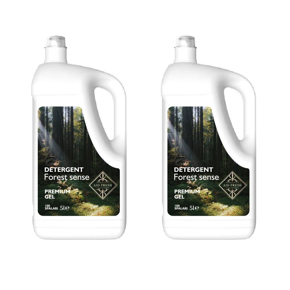 Pachet x2 Detergent Aid Fresh, Forest Sense, 100 Spalari, 5L - eMAG.ro