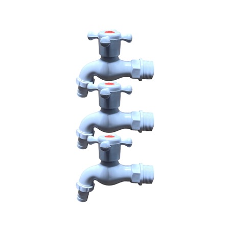 Set 3 robineti 3/4 din plastic, AVI-1426 - eMAG.ro