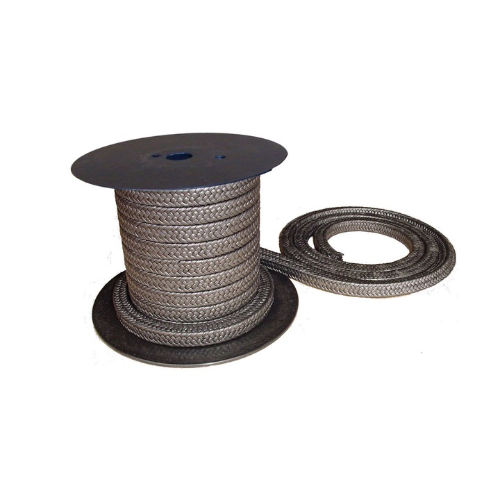 Snur de etansare Teflon PTFE grafitat 6x6 mm, (10 kg/rola) - eMAG.ro