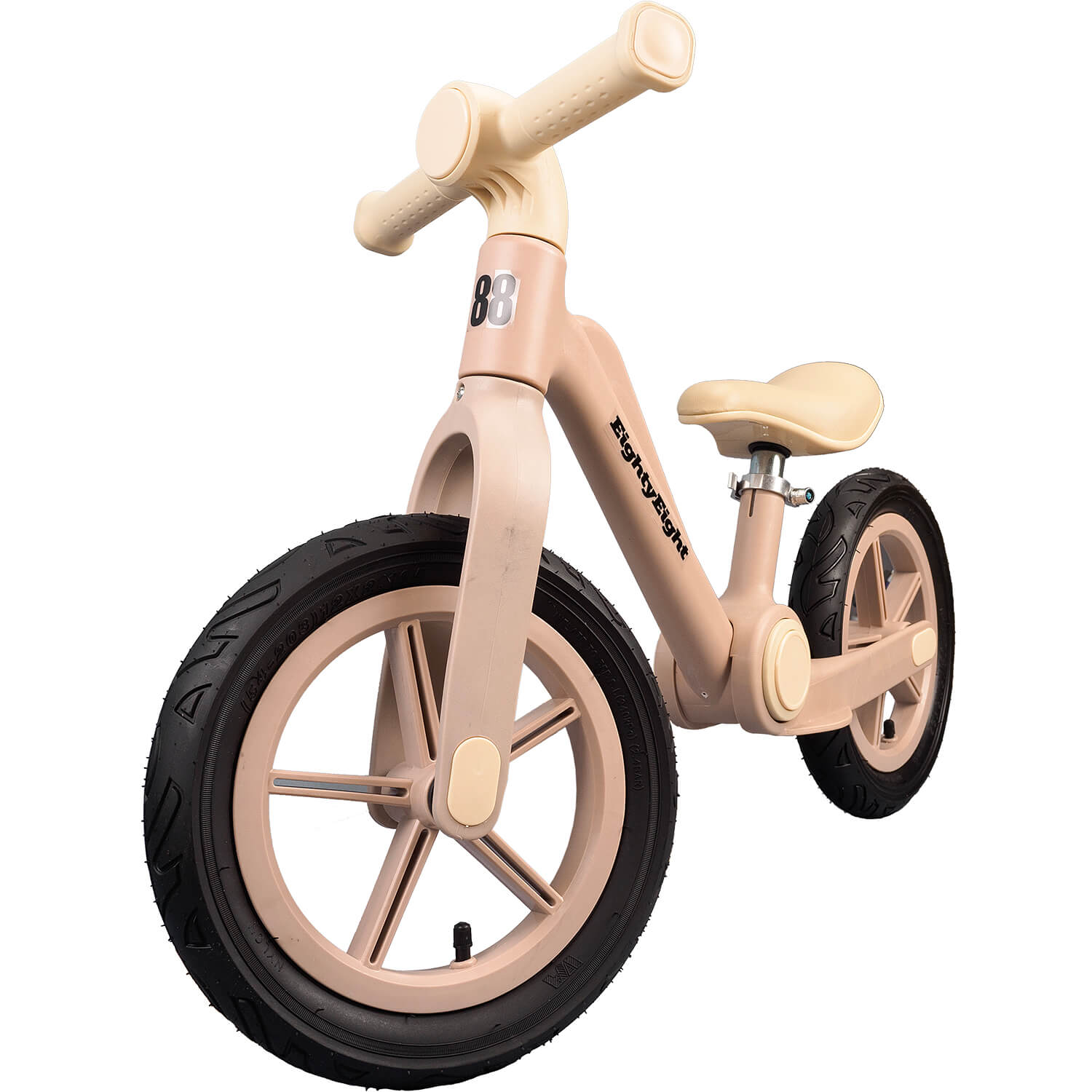 Bicicleta fara pedale pentru copii EightyEight Condor, 12 inch, tan ...