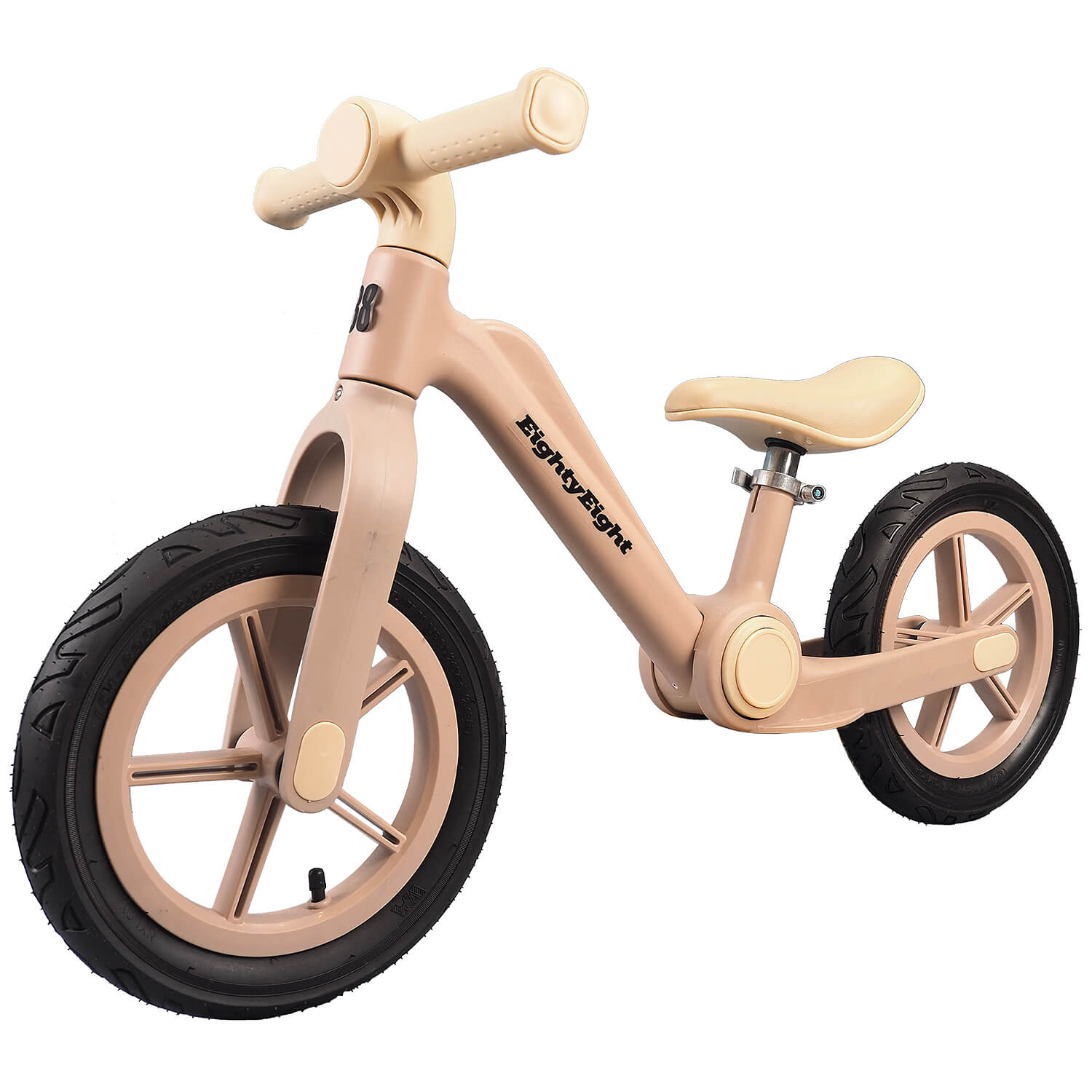 Bicicleta fara pedale pentru copii EightyEight Condor, 12 inch, tan ...