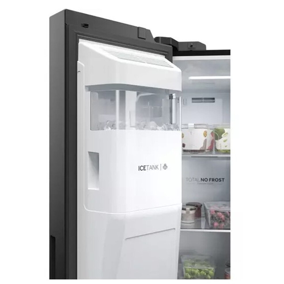 Frigider Side by Side HAIER 3HSW59F18EIPT, American-Style, Clasa E, LED ...