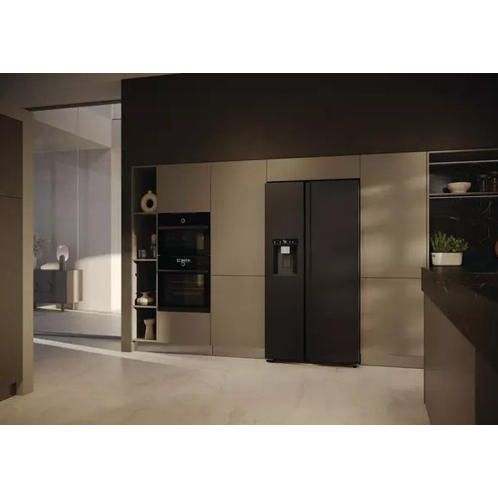 Frigider Side by Side HAIER 3HSW59F18EIPT, American-Style, Clasa E, LED ...