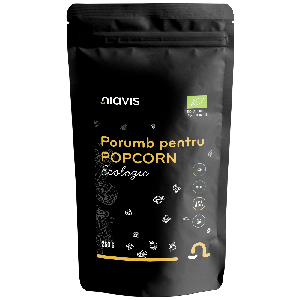 Porumb pentru Popcorn Ecologic, 250g - eMAG.ro
