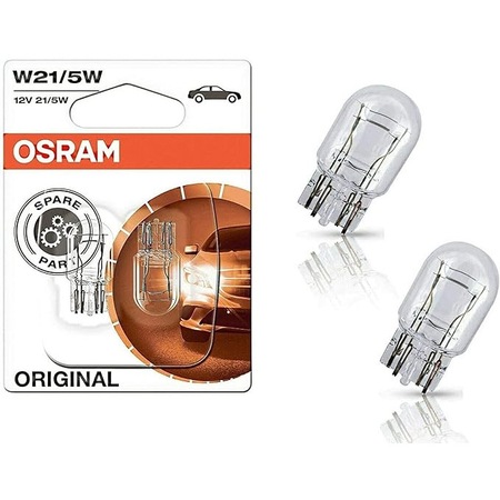 Set 10 Buc - Bec 12V W21/5W Original, Osram - eMAG.ro
