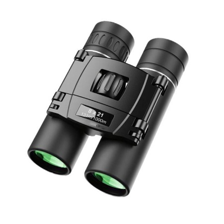 Mini binoclu profesional, Kosiil®, Pliabil, 8x21, Ultra portabil, Negru ...