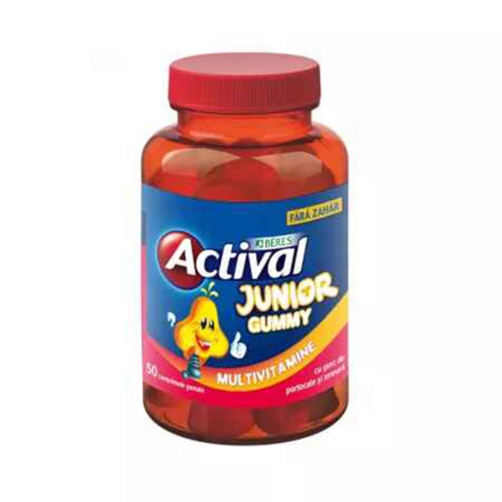 Actival Junior Gummy, 20 comprimate jumate - eMAG.ro