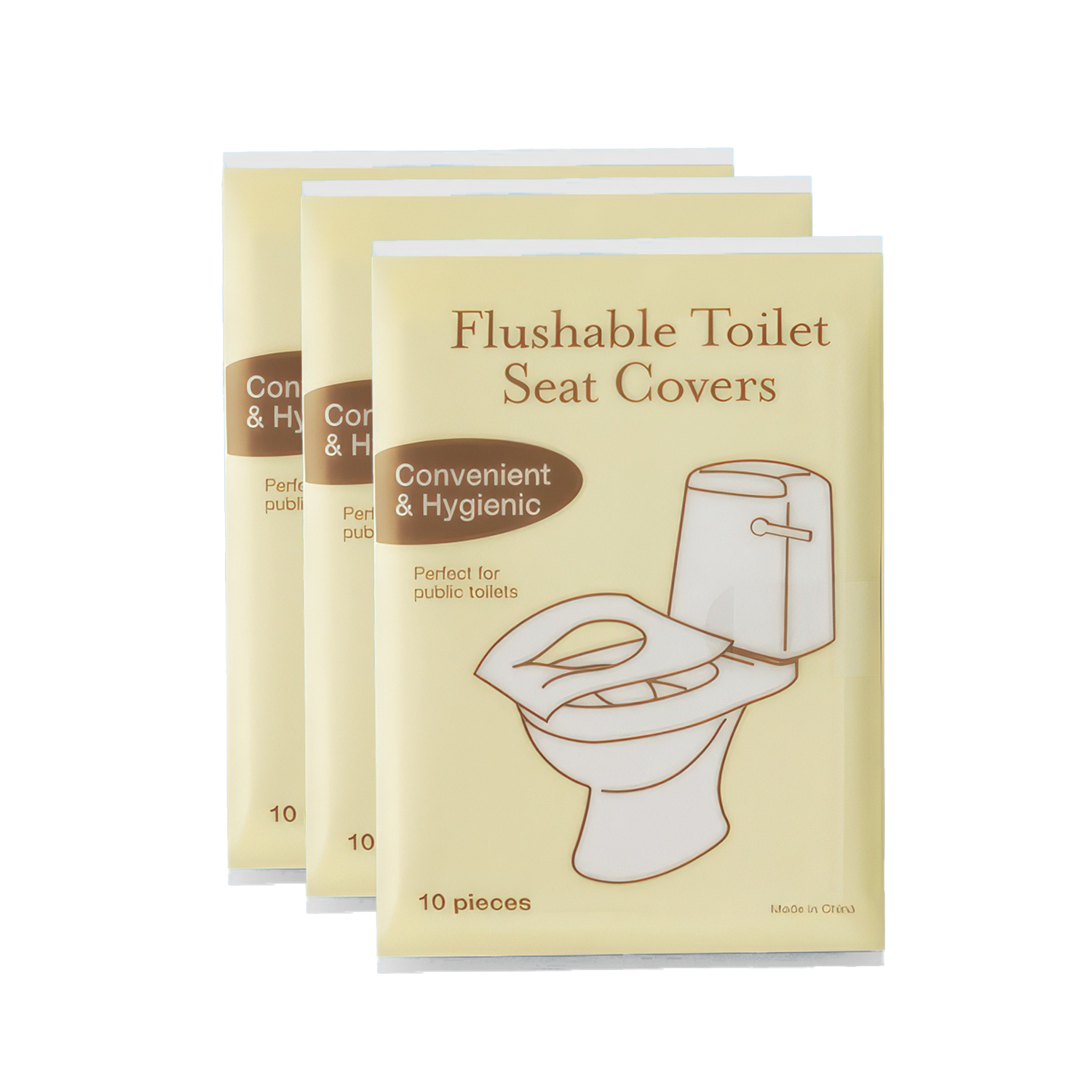 Huse colac WC, Unica folosinta, 3 pachete x 10 buc, Alb - eMAG.ro