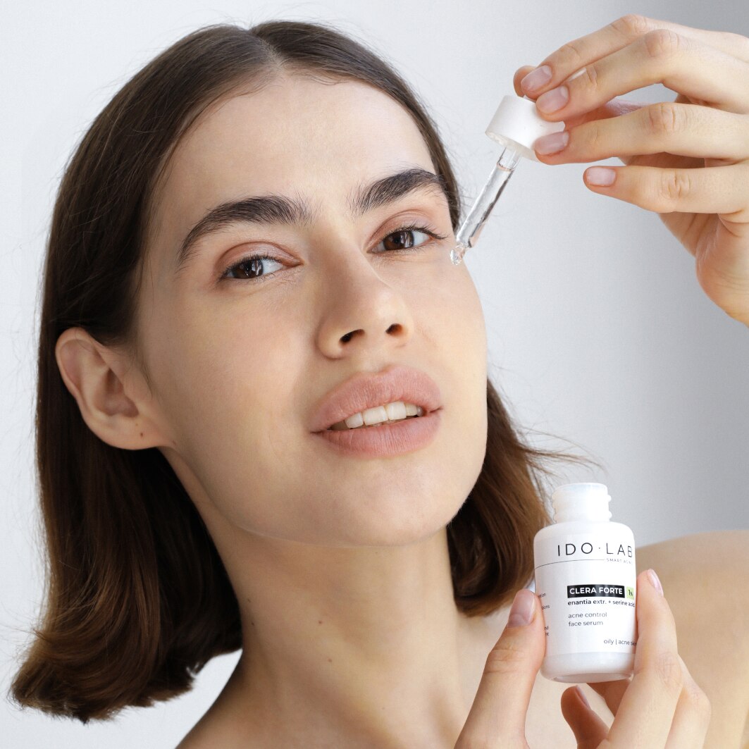 Ser de fata Clera Forte, Idolab, ten gras si acneic, 30 ml - eMAG.ro