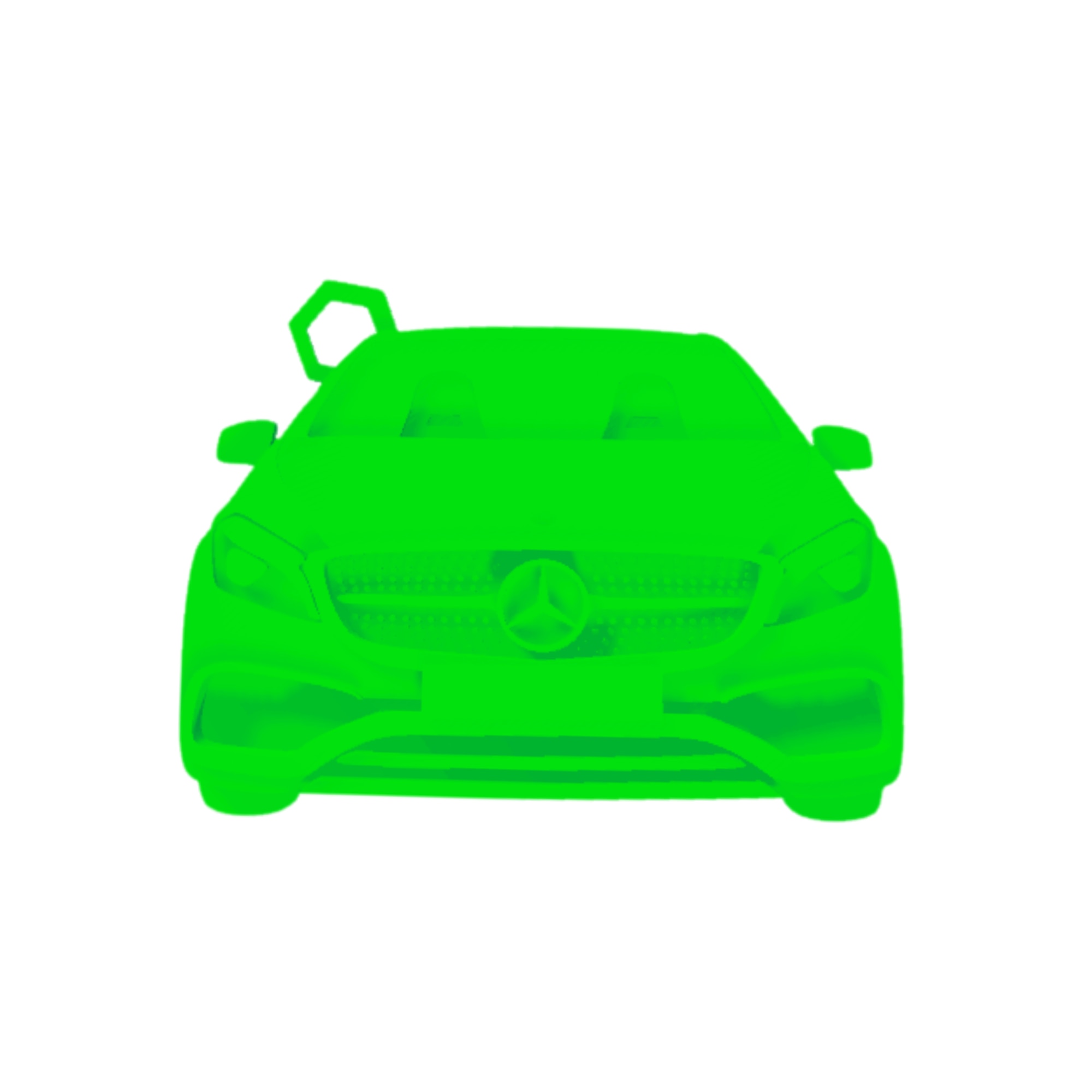 Breloc chei, "MERCEDES", 46X 60 mm verde - eMAG.ro