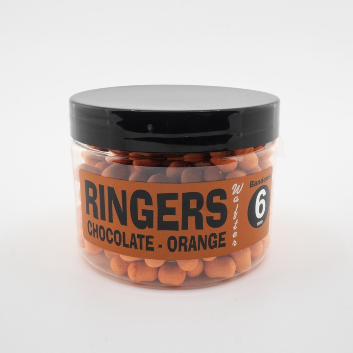 Momeala carlig, Ringers, Chocolate Orange Bandem Wafter, 60g, 6mm - eMAG.ro