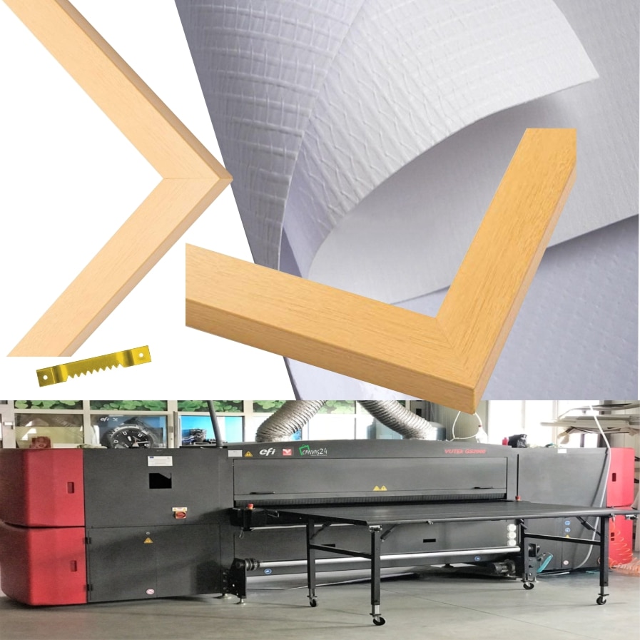 Set 7 Tablouri pe banner, Textura creativa a marmurei, incrustatie de ...