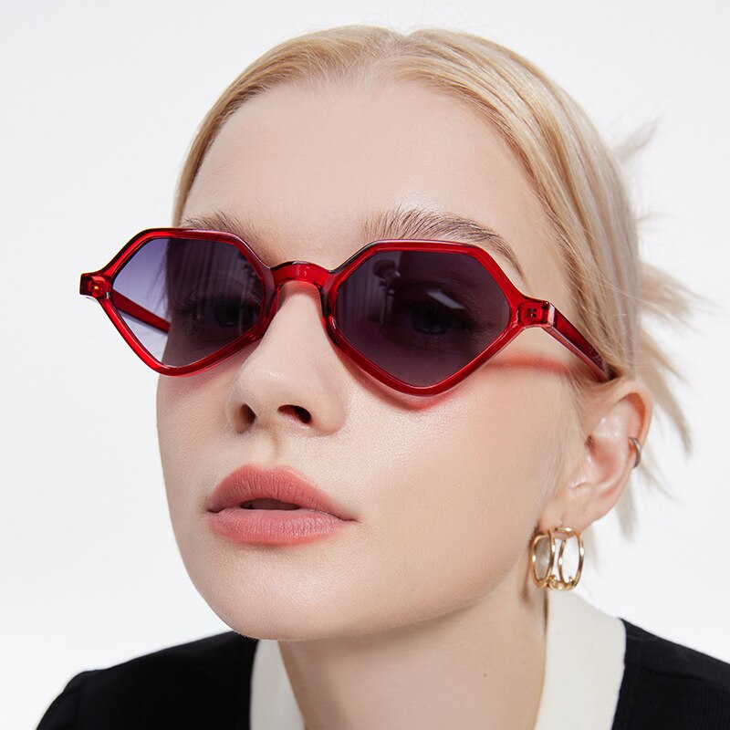 Ochelari de soare dama, Protectie UV, Rosu - eMAG.ro