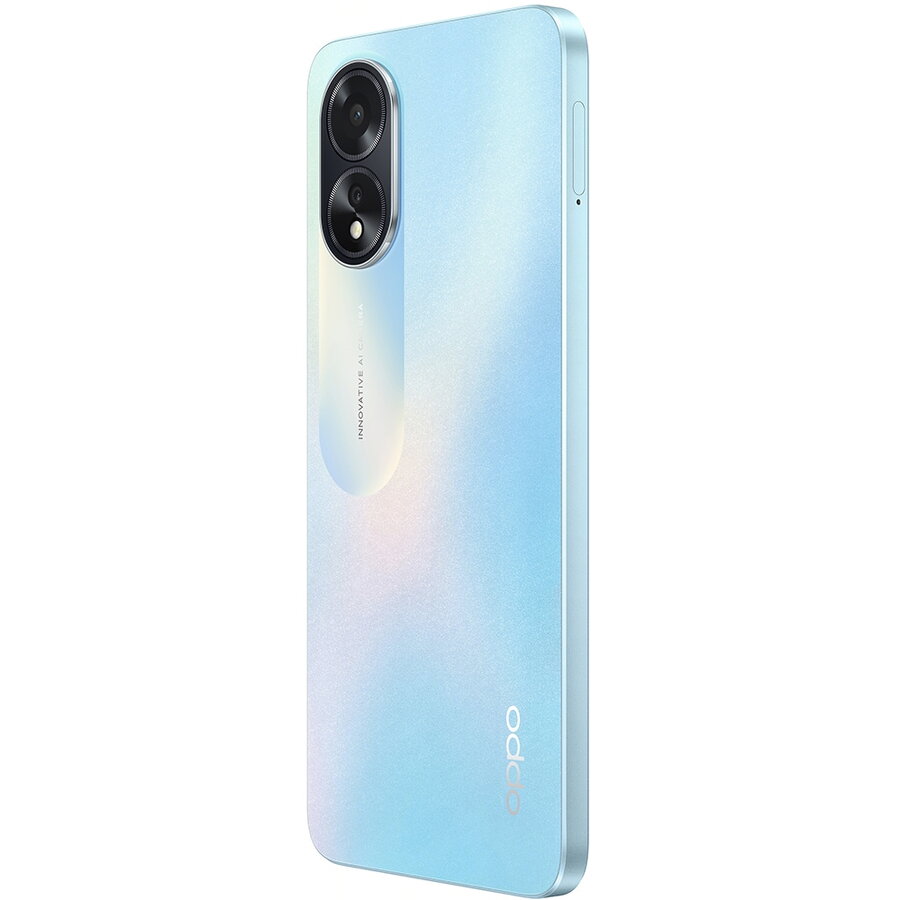 Телефон OPPO A18, 128 GB, 4 GB RAM, две SIM карти, син - eMAG.bg