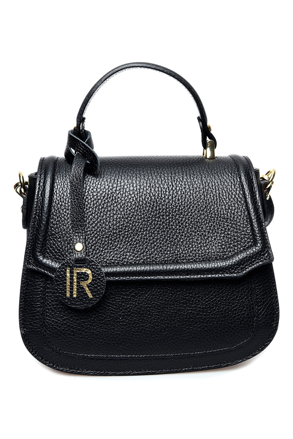 Isabella Rhea, Bőrtáska levehető keresztpánttal, Fekete - eMAG.hu