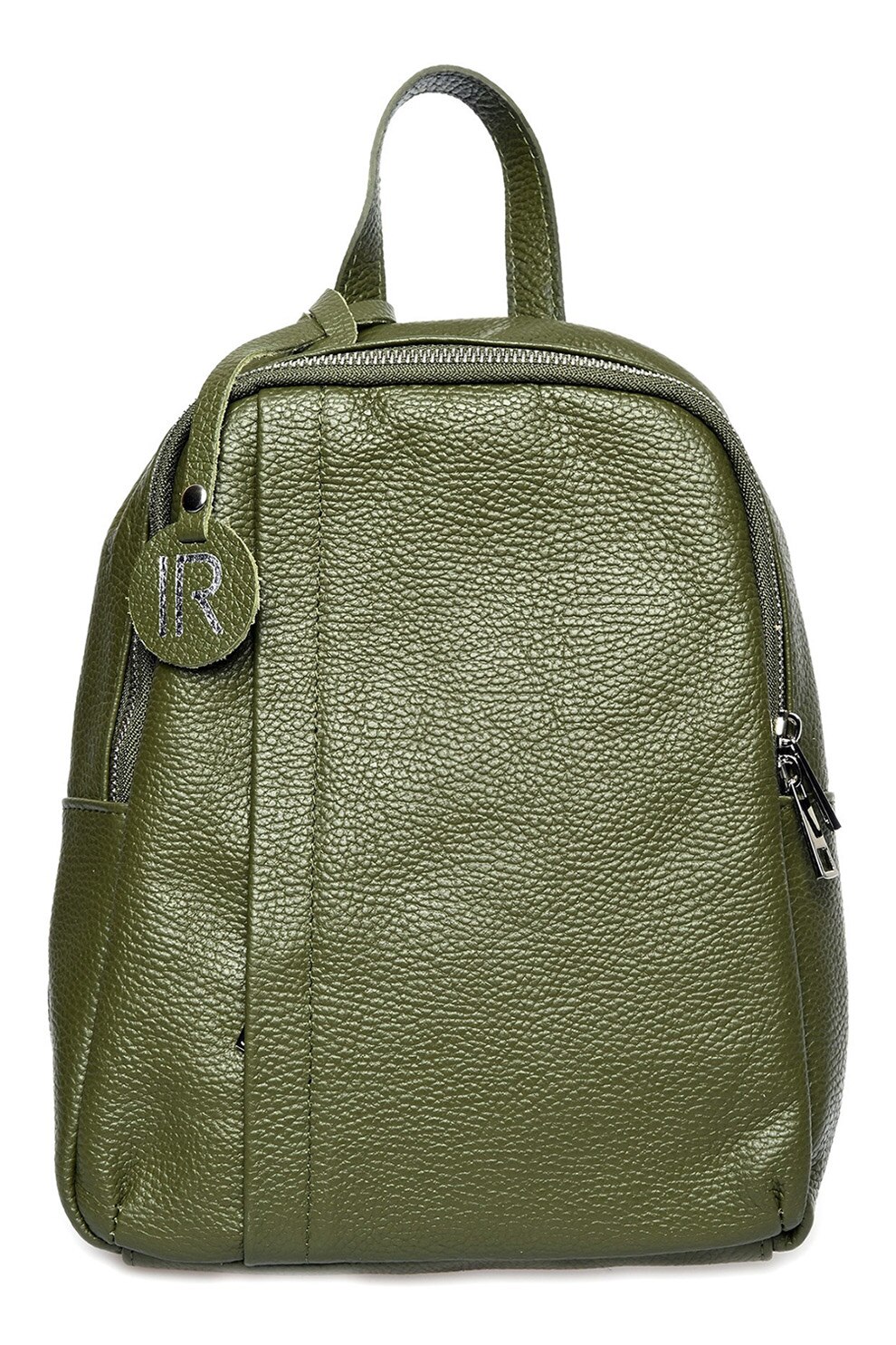 Isabella Rhea, Кожена раница с релеф, Тъмнозелен - eMAG.bg