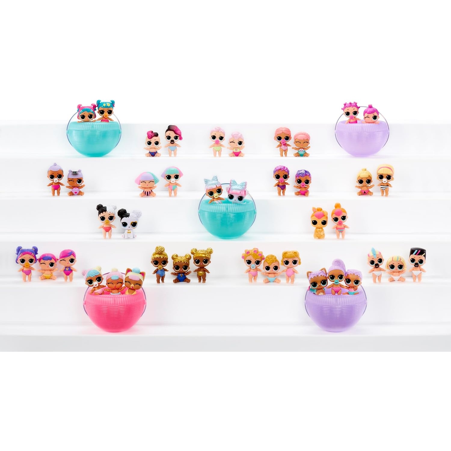 Papusi Mga LOL Surprise Baby Bundle, surpriza cu apa, set aleatoriu ...
