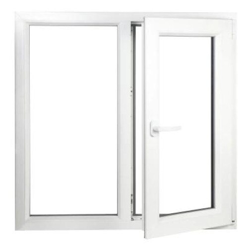 Fereastra PVC, 4 Camere, Alb, 2 Canate, Sticla Low-E, Deschidere simpla ...