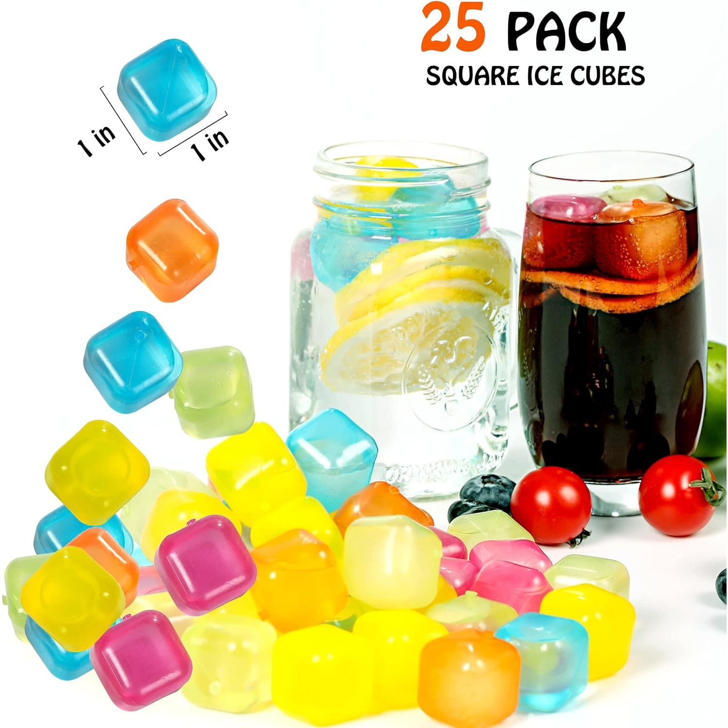 Cuburi de gheata reutilizabile, Excitat®, pachet de 25, lavabile, de ...