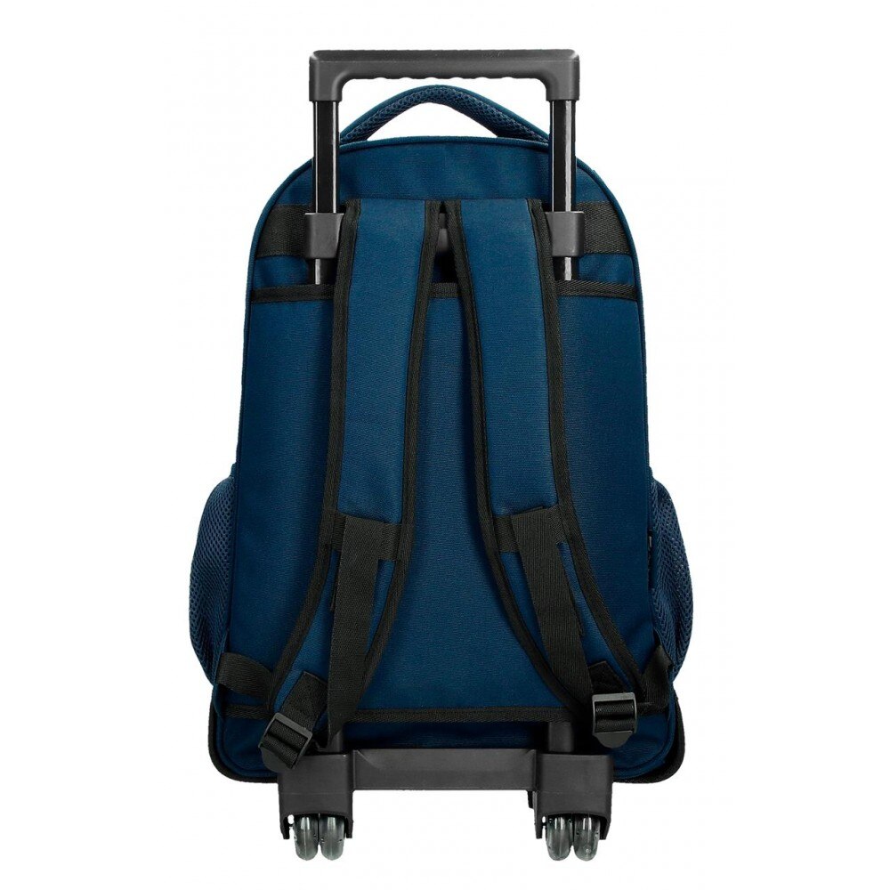 Rucsac troler baieti, Pepe Jeans Ben, 2 compartimente, 2 roti duble ...