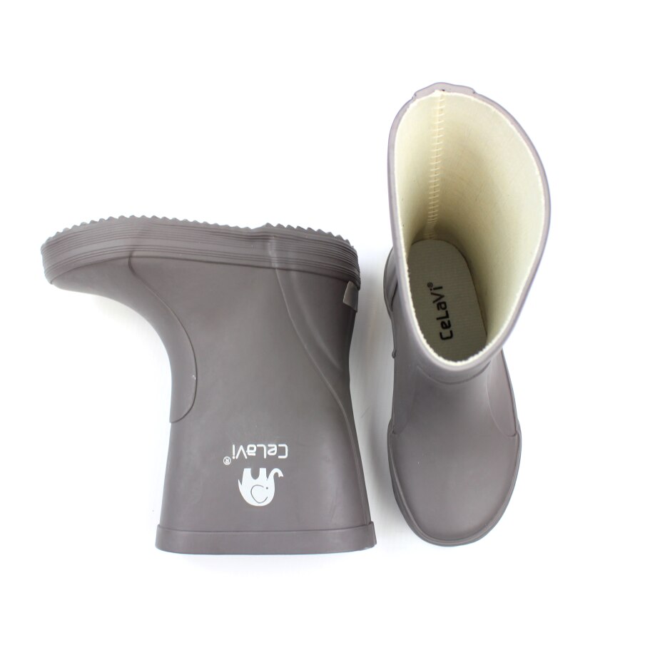 Сиви детски ботуши от естествен каучук CeLaVi Grey 22 номер - eMAG.bg