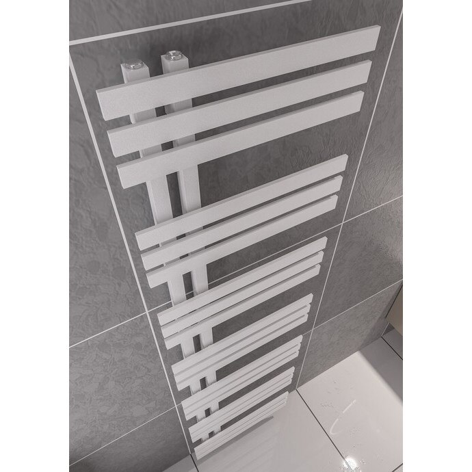 Radiator Design Modern baie 500x1200 mm, decorativ alb texturat - eMAG.ro