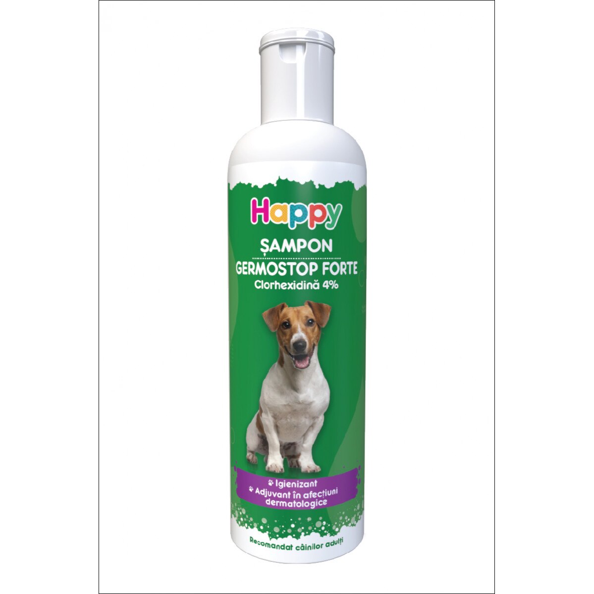 Sampon Happy Germostop, clorhexidina 4%, 200 ml - eMAG.ro