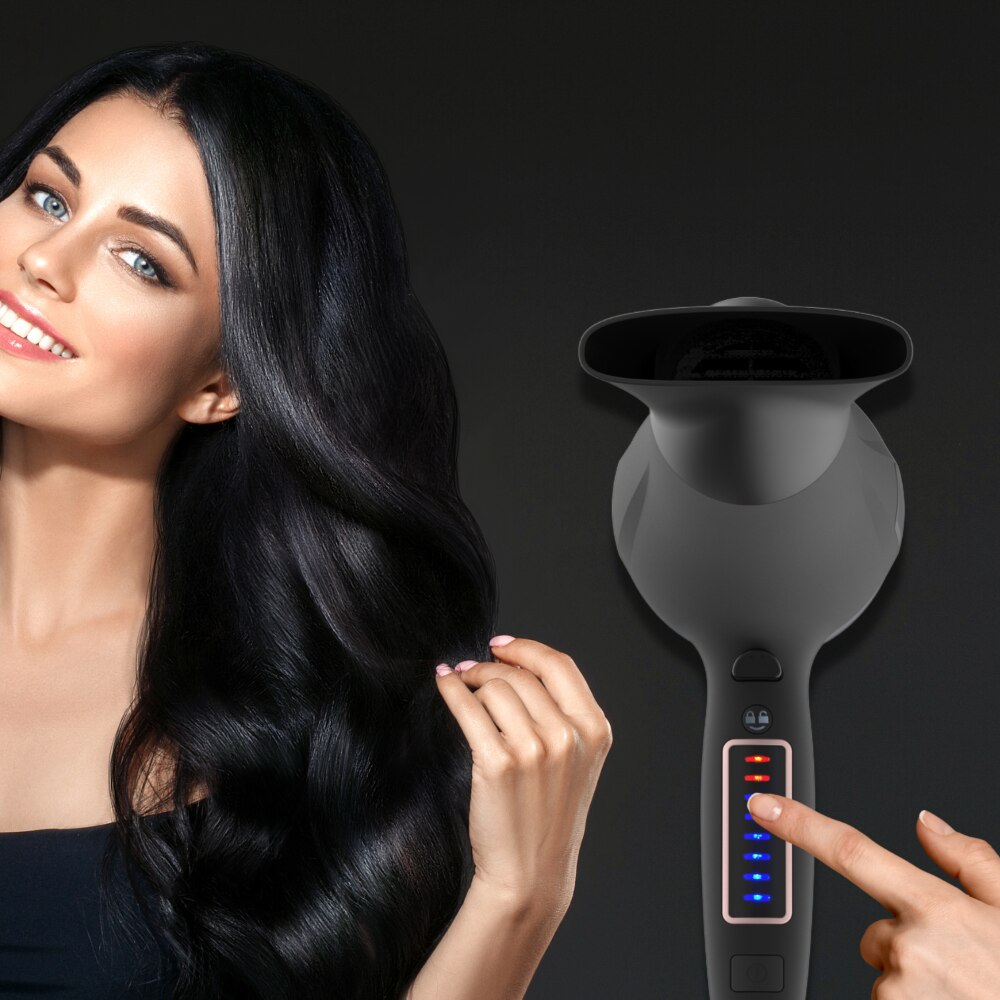 Uscator de par RYER PRO, Touchscreen, Display LED, 2200W, 8 setari ...