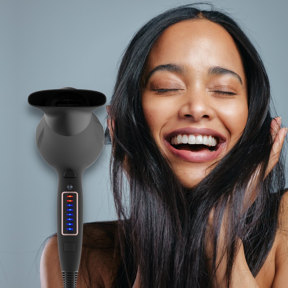 Uscator de par RYER PRO, Touchscreen, Display LED, 2200W, 8 setari ...