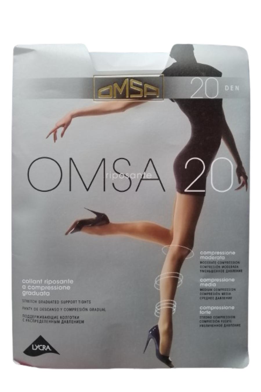 Dres Omsa Riposante, Modelator, Lycra 20 den, Caramel, 6-XXL - eMAG.ro