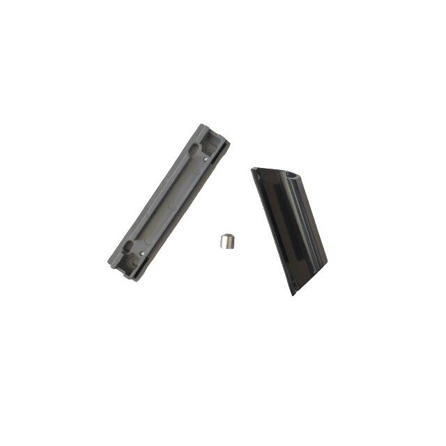 Kit sistem inchidere usa balcon cu maner tip scoica, gri antracit ...