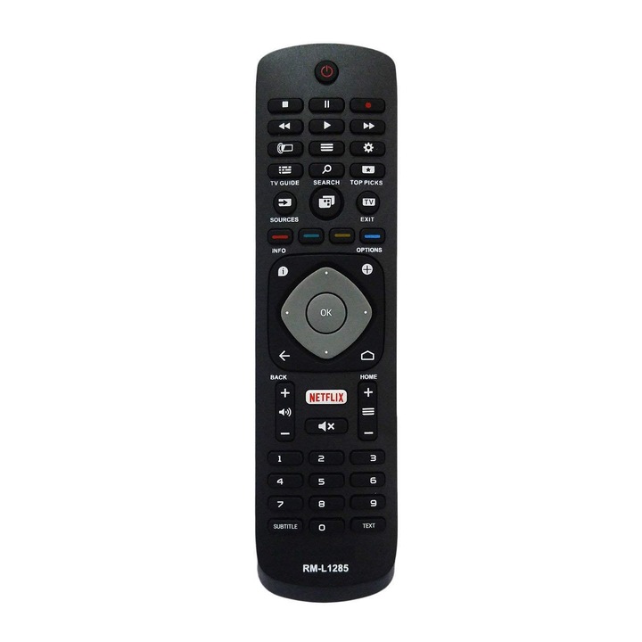 Telecomanda Universala Compatibila LCD Philips, Huayu RM-L1285, Functie Netflix, Neagra - eMAG.ro