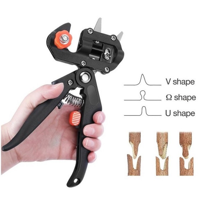 Cleste profesional pentru altoit cu 3 lame ( U, V si Ω ), banda pentru ...