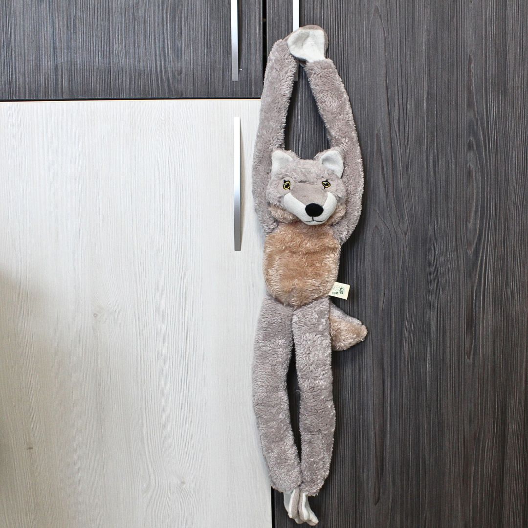 Jucarie lup din plus gri 57 cm - eMAG.ro