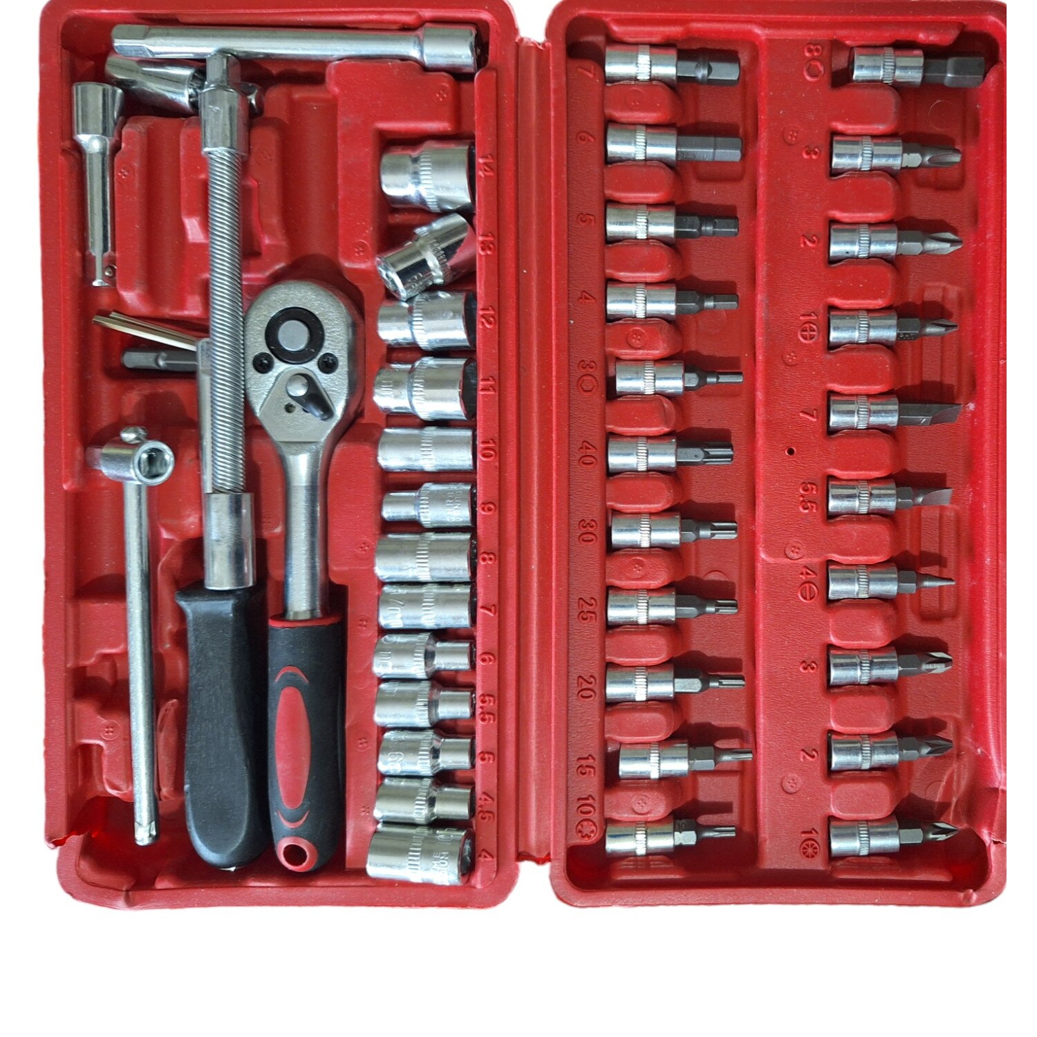 Set trusa scule cu 46 de piese - eMAG.ro