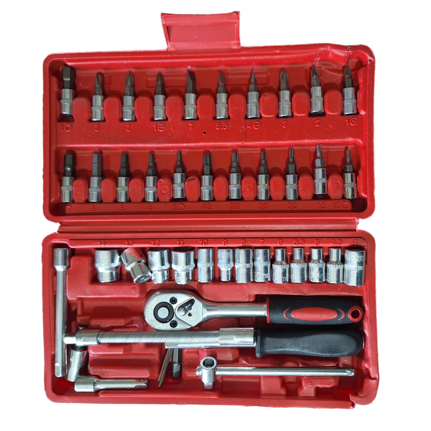 Set trusa scule cu 46 de piese - eMAG.ro