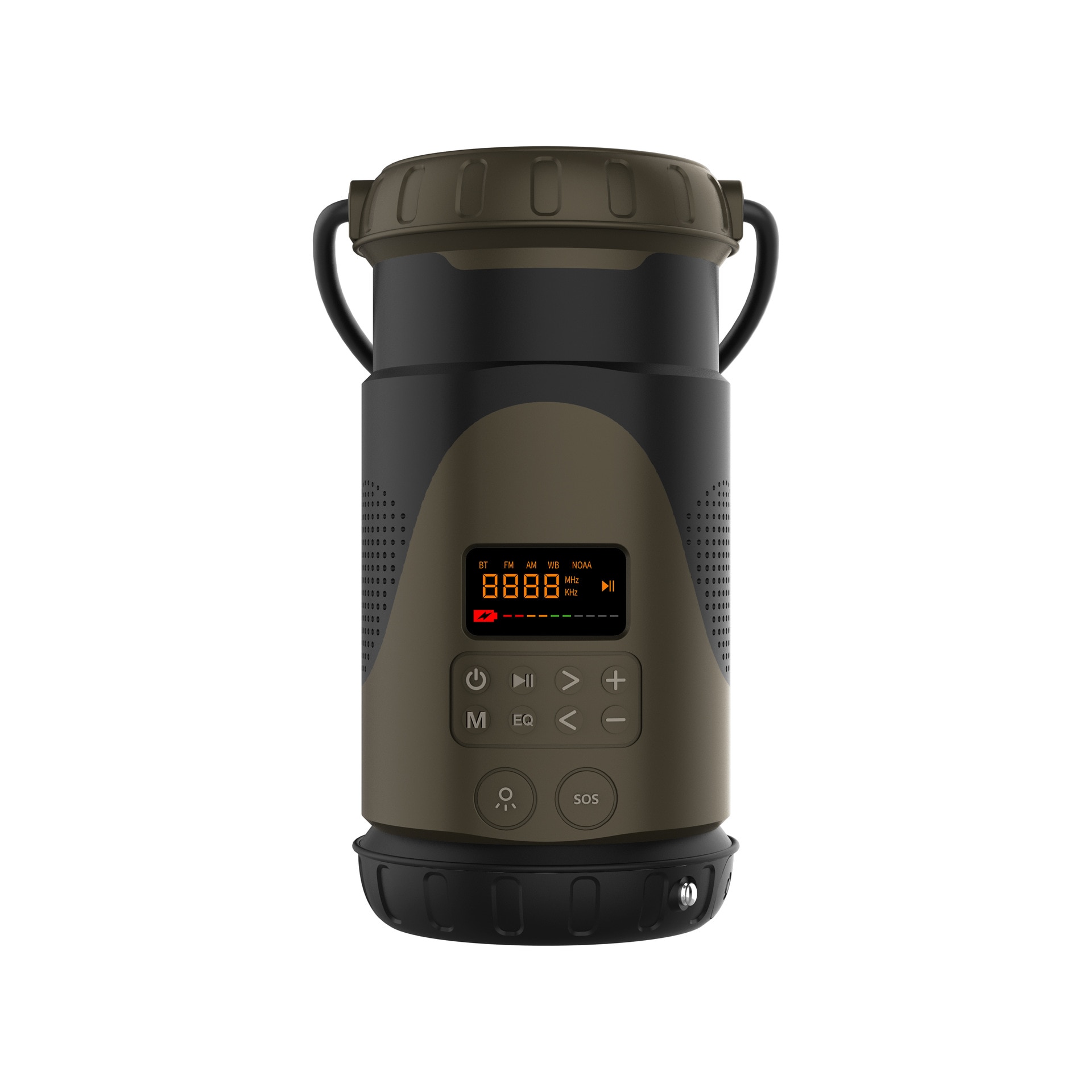 Radio portabil multifunctional AM-FM, ZEEVOS, incarcare solara si ...