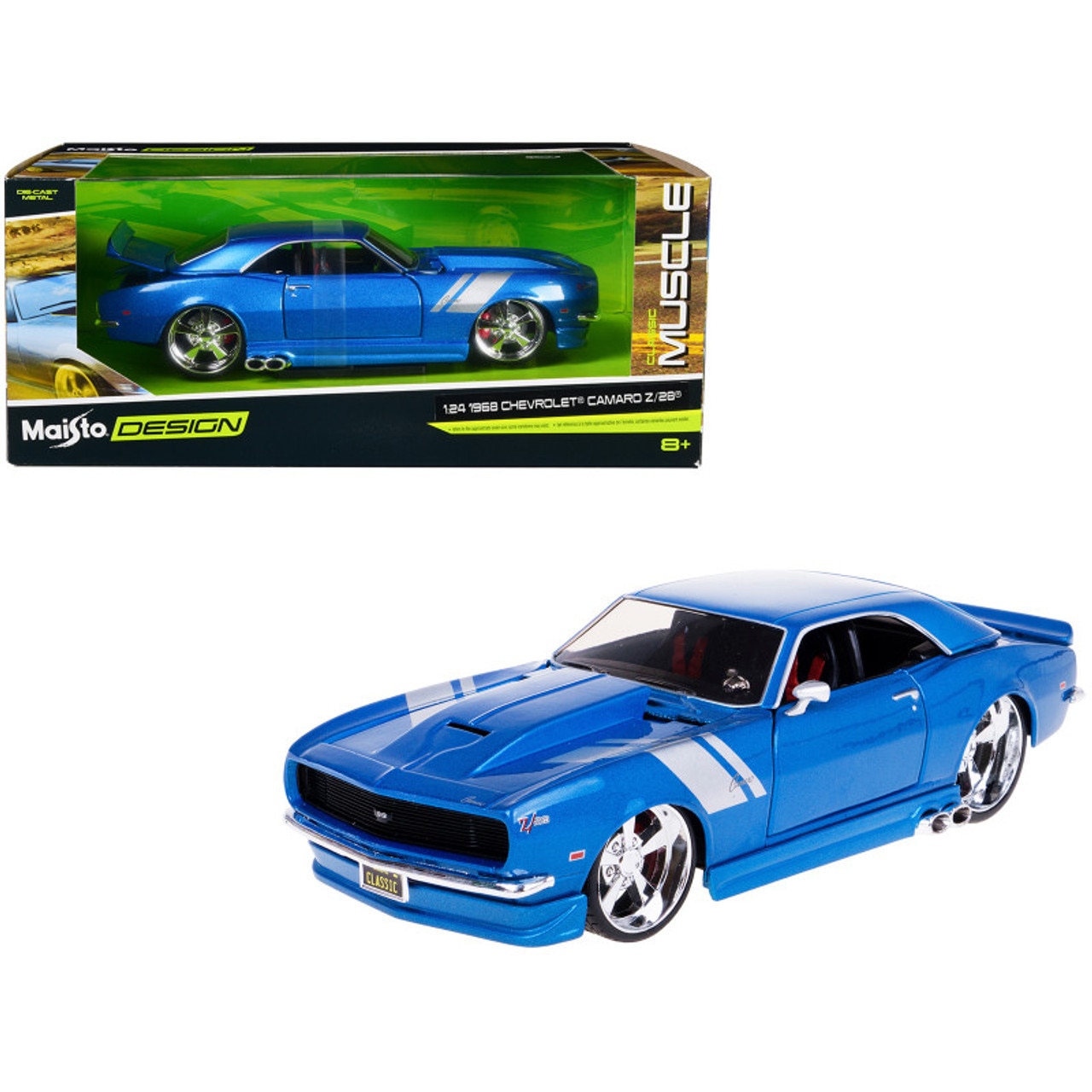 Macheta Chevrolet Camaro Z/28 1968 Classic Muscle - 1/24 Maisto Design ...