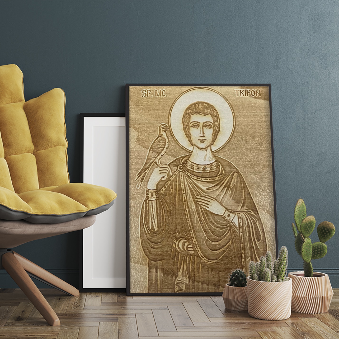 Icoana Sfantul Trifon 15 cm - eMAG.ro