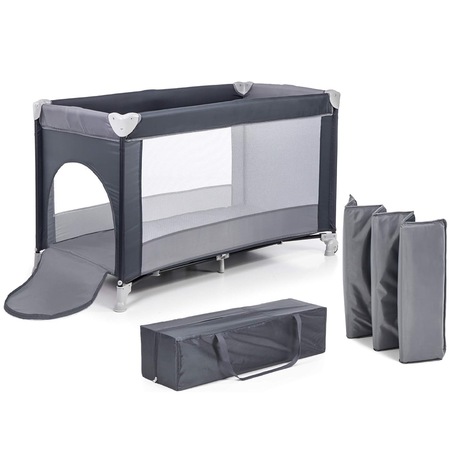 Patut Turistic Pliabil pentru Copii Teno®, usa cu fermoar exterior ...