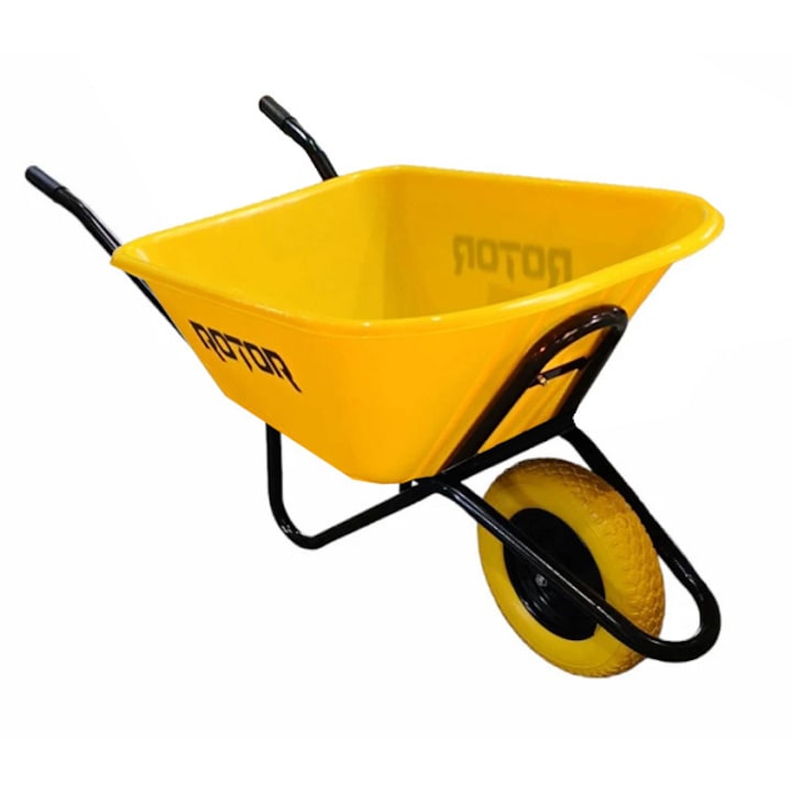 Roaba cuva din plastic ROTOR, volum 100 litri, roata poliuretanica ...