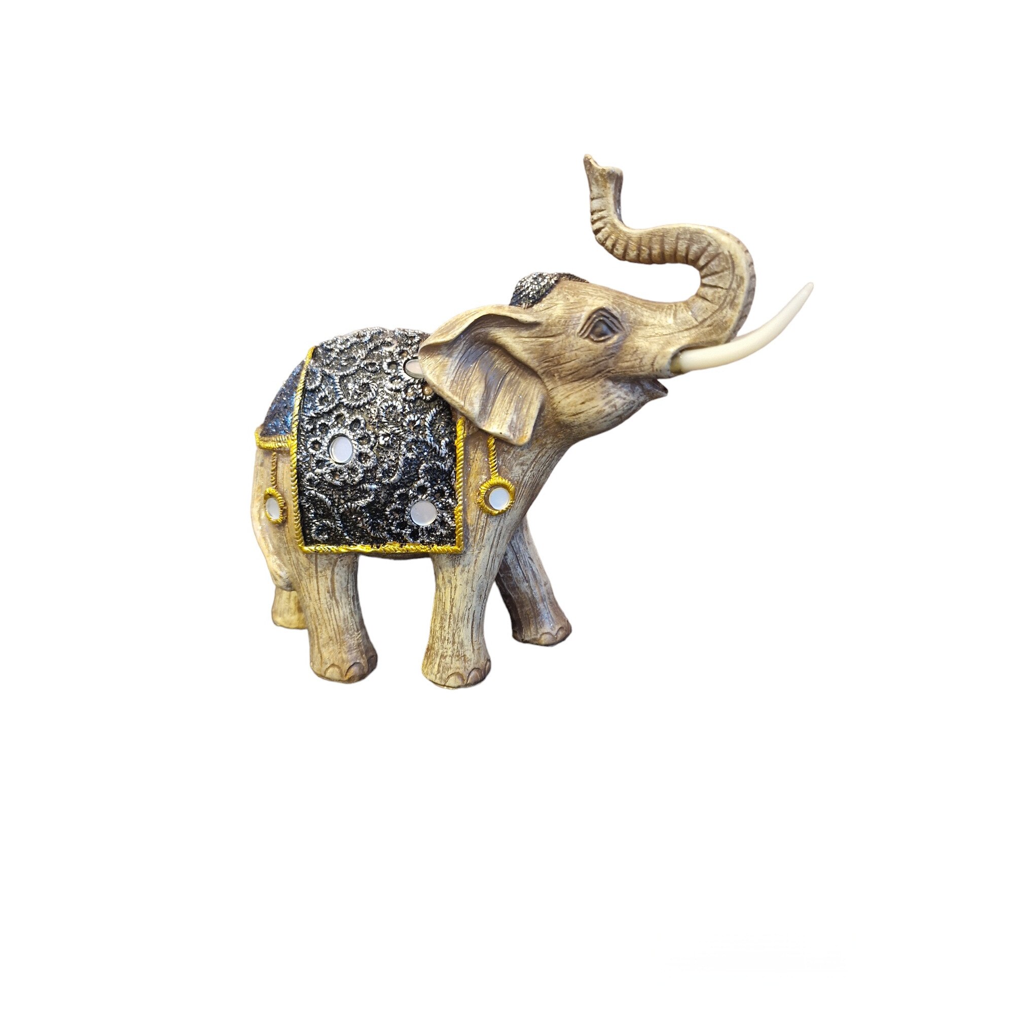 Elefant decoratiune din rasina, statueta Feng Shui, 18 cm - eMAG.ro