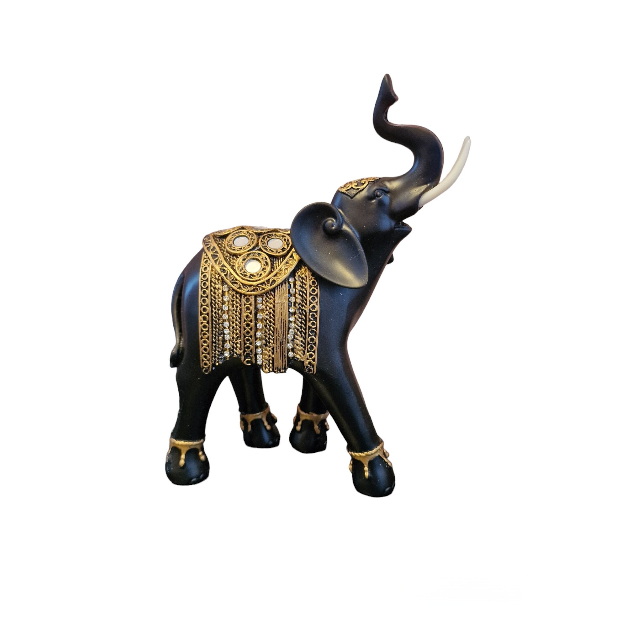 Elefant decoratiune din rasina, statueta Feng Shui, 23 cm - eMAG.ro