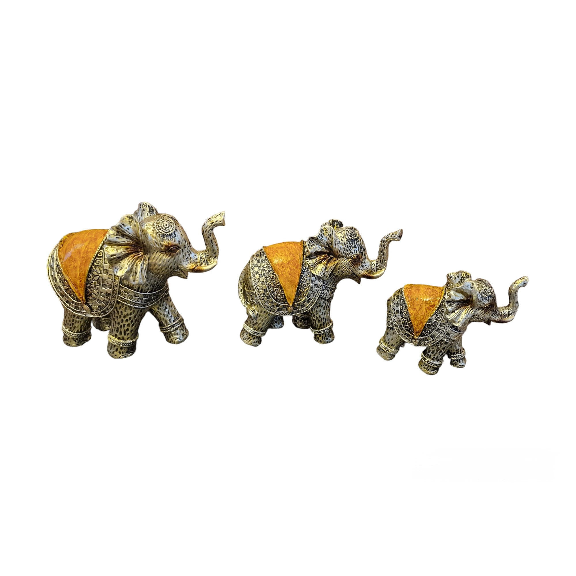 Elefant decoratiune frumoasa de casa sau birou, set 3, statueta Feng ...