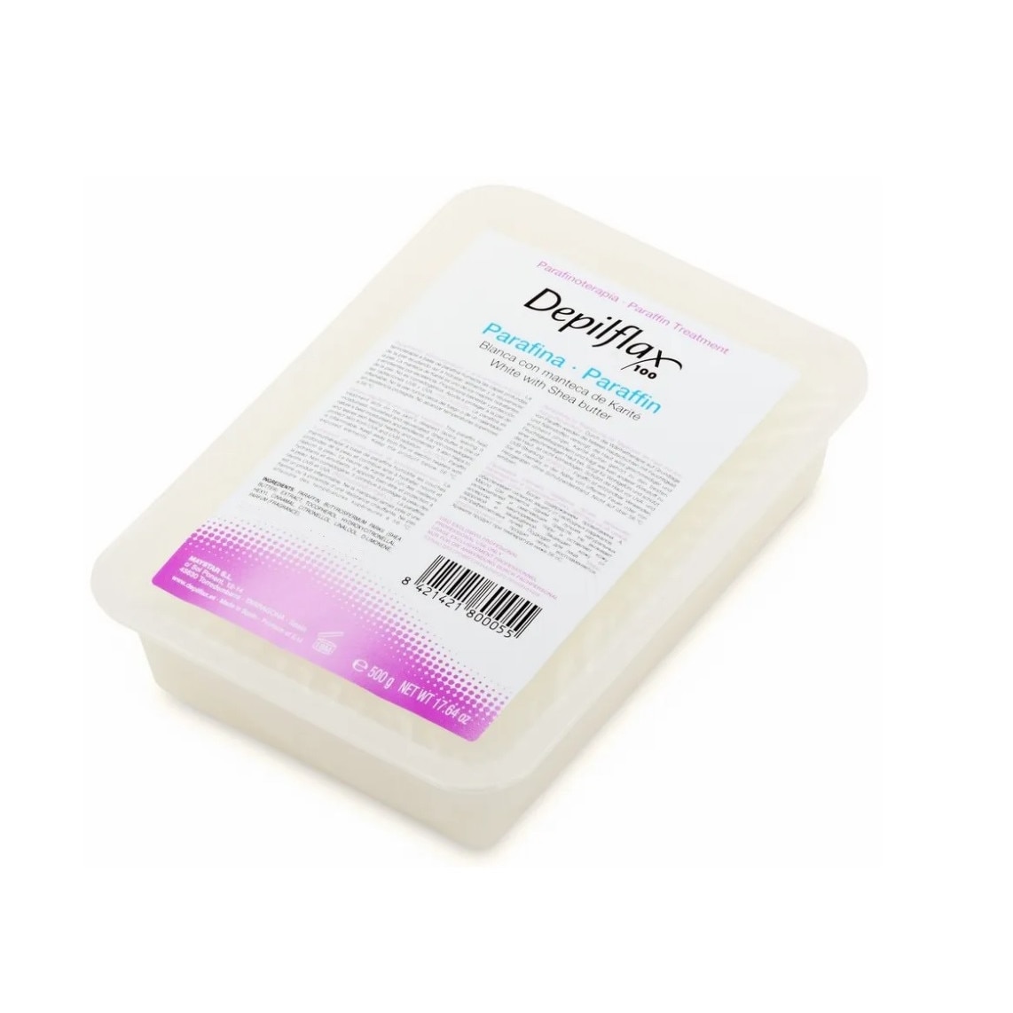 Parafina pentru cosmetica si manichiura cu unt de shea, Depilflax, 500 ...