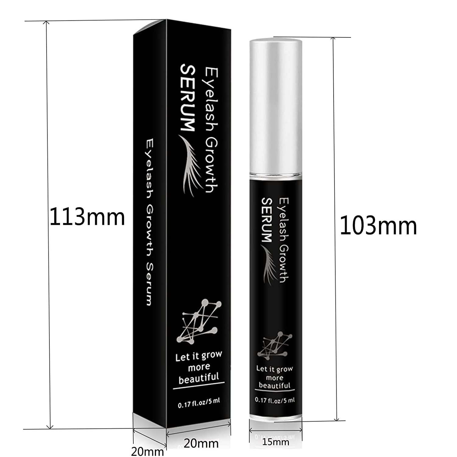 Ser pentru gene, 5ML Ser de intensificare a genelor pentru gene mai ...