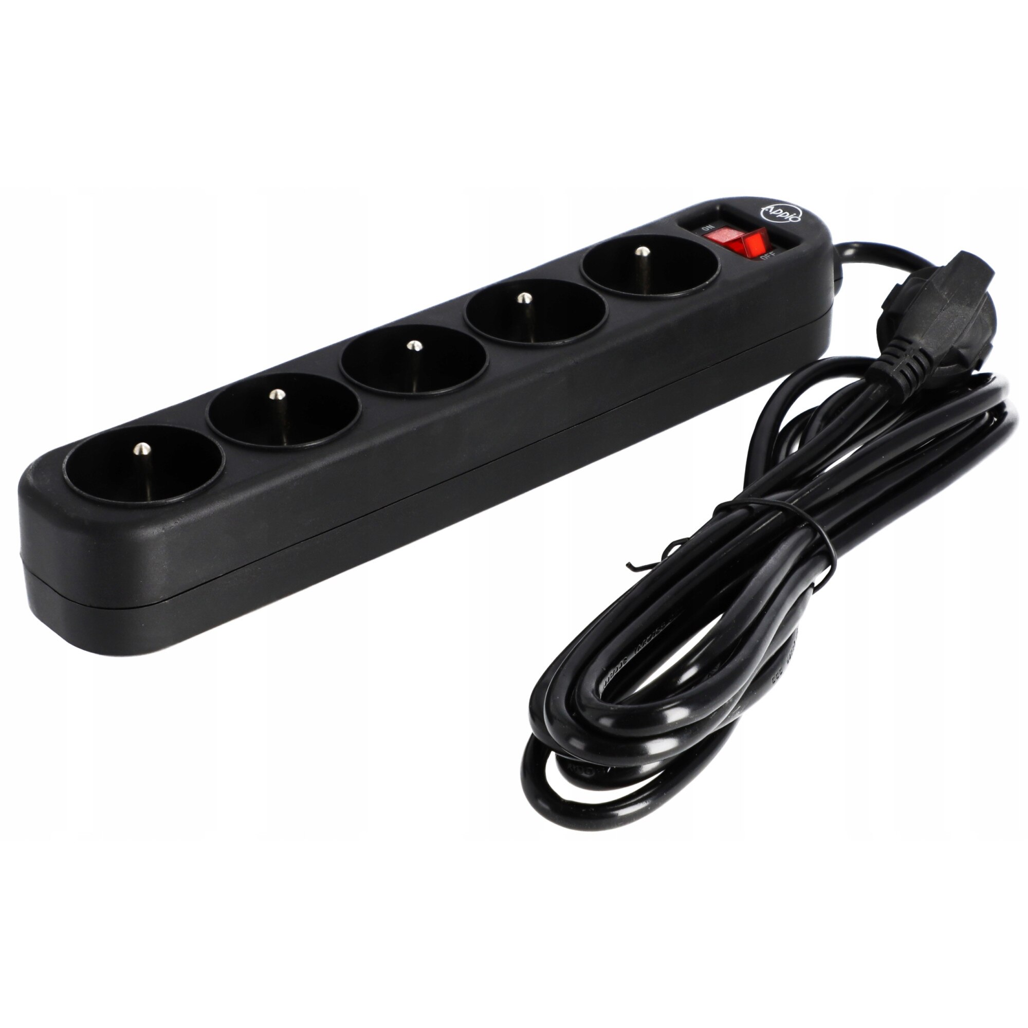 Prelungitor, priza, lungime cablu 3 metri, priza 5x, intrerupator ...