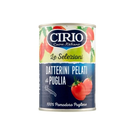 Rosii Cirio, decojite in suc de rosii, Datterini, 400g - eMAG.ro